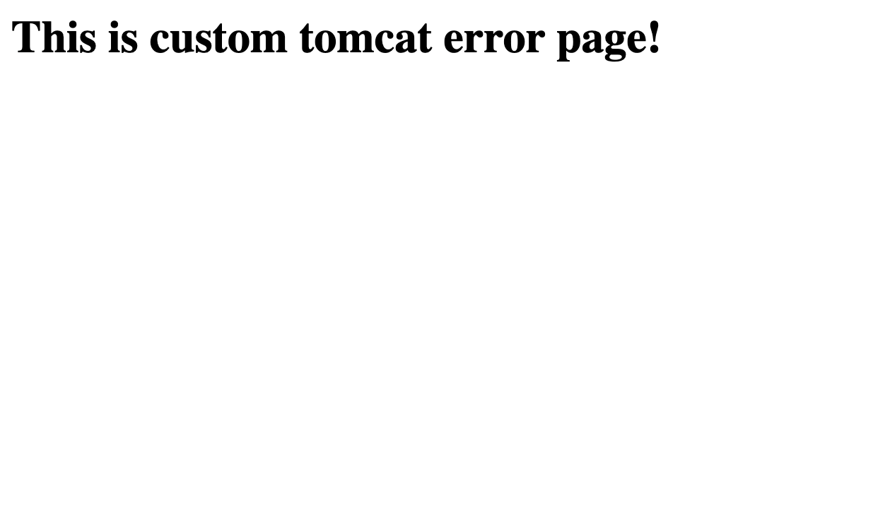 Spring Boot 커스텀 Tomcat 에러 페이지 설정하기 Hyunsubs Blog